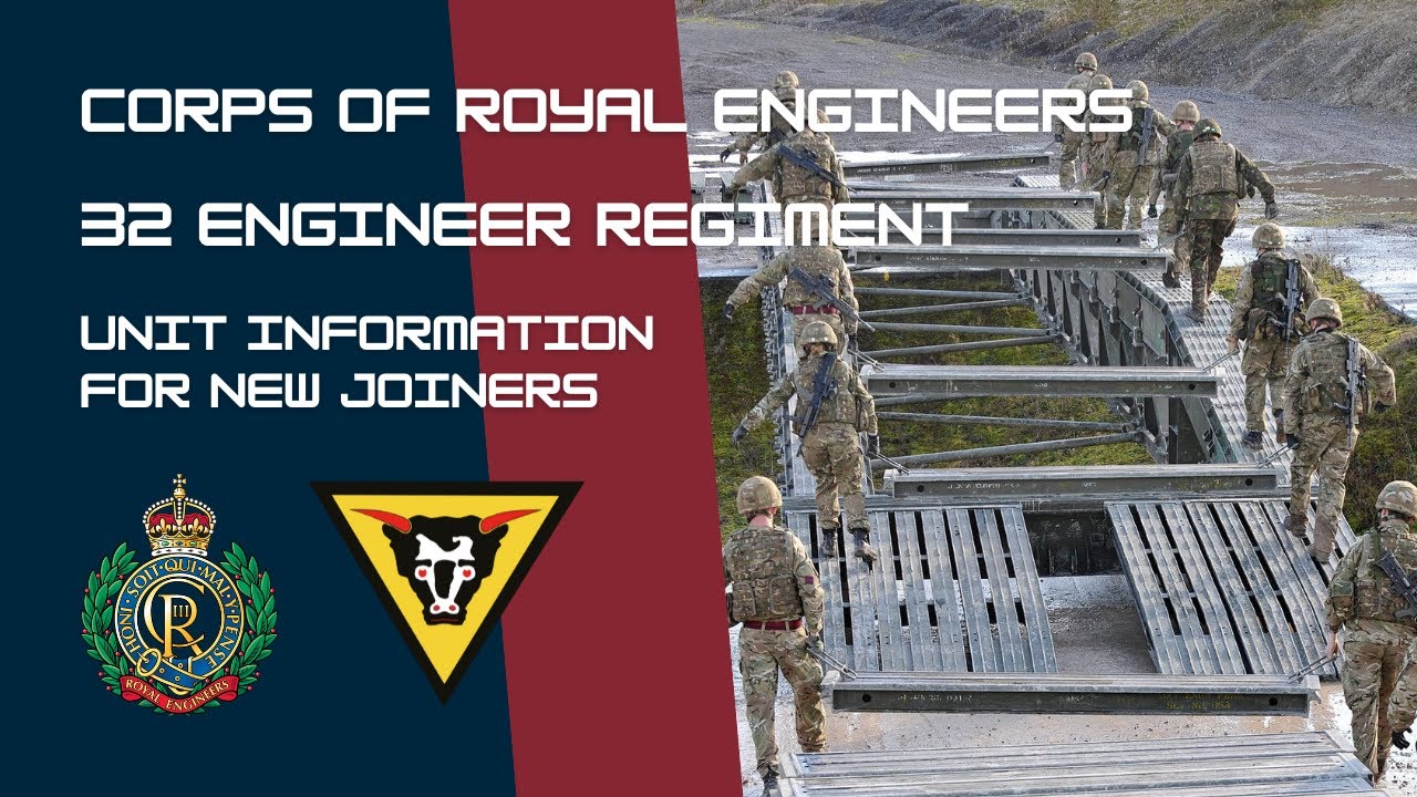 Corps of Royal Engineers - 32 Engineer Regiment | New Joiner Information | RE Units