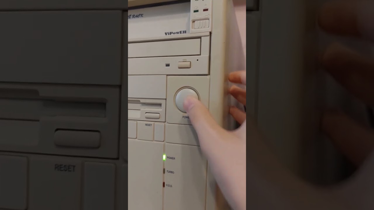 Old computer startup