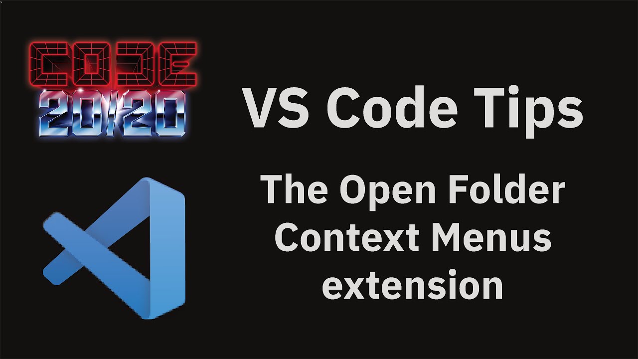 VS Code tips — The Open Folder Context Menus extension