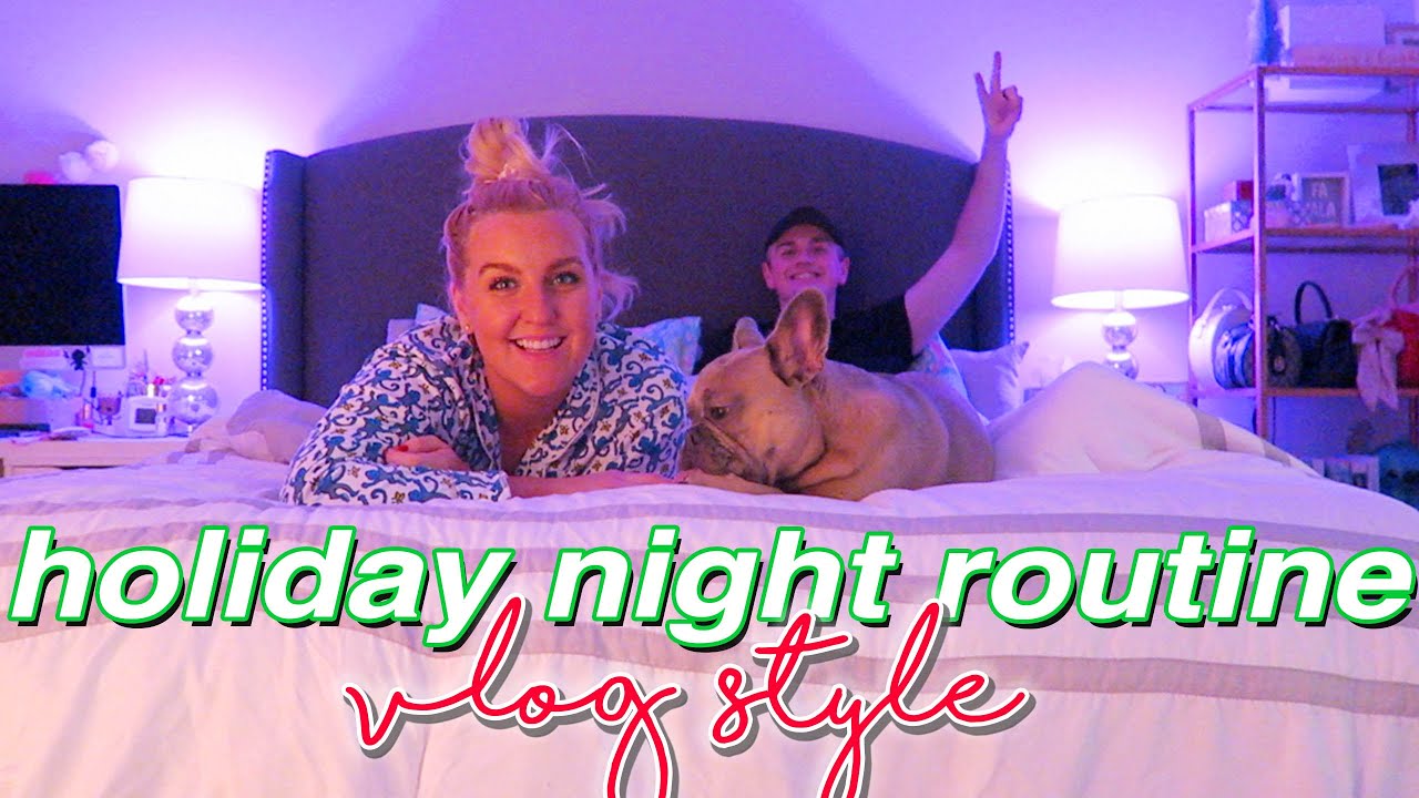 Holiday Night Routine ✨vlog style✨ Spend Christmas Eve With Me🎄🎅🏻Vlogmas Day 24