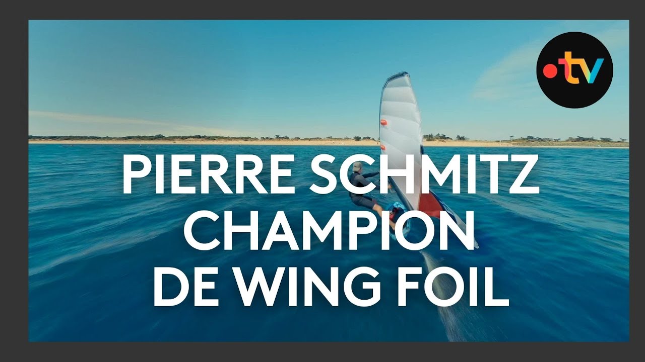 Pierre Schmitz, champion de France Wing Foil Junior