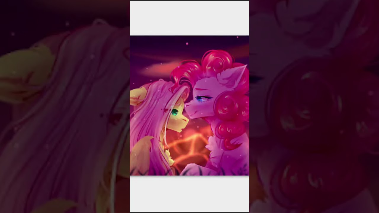 Pinkie Pie x Fluttershy #mlp #lgbtq #shipping