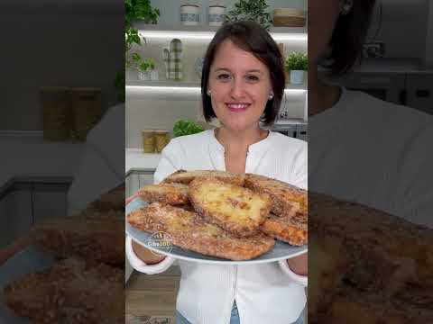 Sweet fried bread covered with sugar and cinnamon