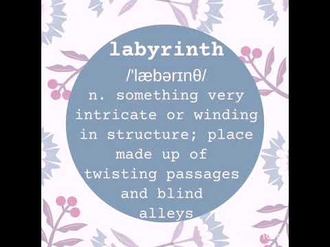A word a day keeps the dictionary away - labyrinth