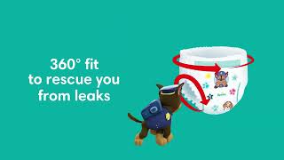Pampers PAW Patrol Baby-Dry Nappy Pants, Limited Edition advert uk