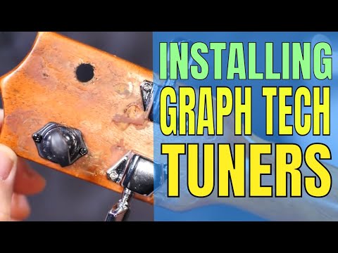 GraphTech Tuners for Ukulele // Installation