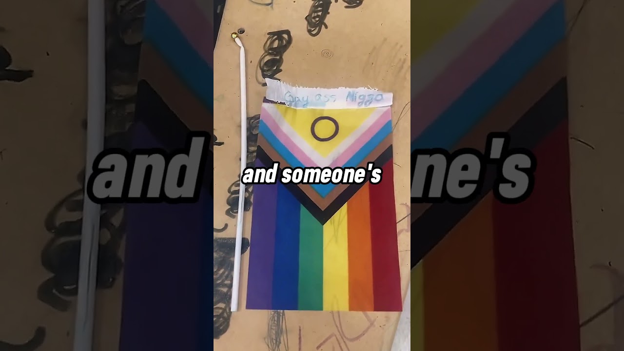 Angry Student RIPS Teacher's Pride Flag