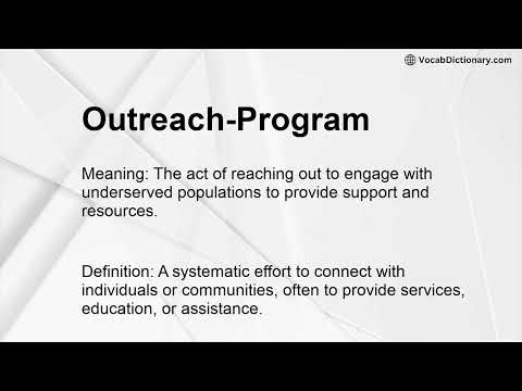Outreach-Program Meaning