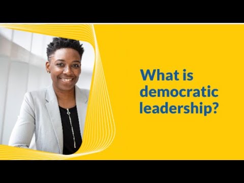 What is democratic leadership? // #manager #management #leadershipdevelopment