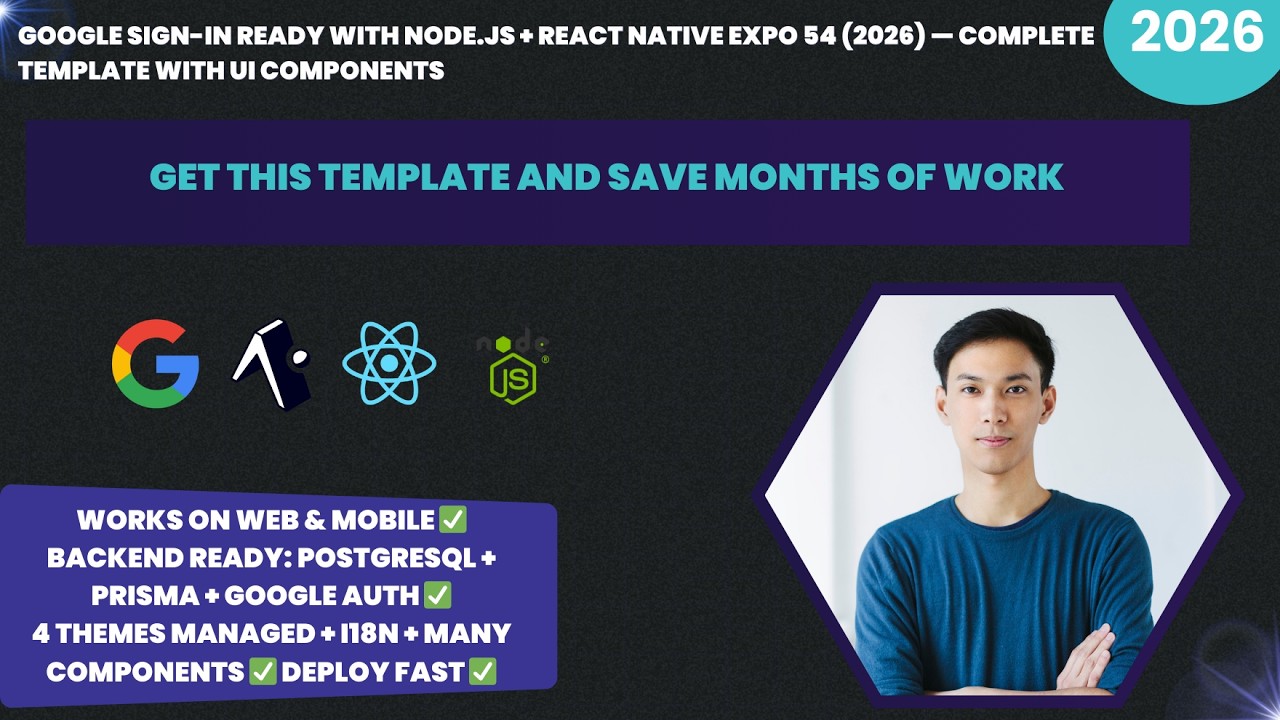 React Native is Hell… This Full-Stack Template Fixes It (Mobile + Web)