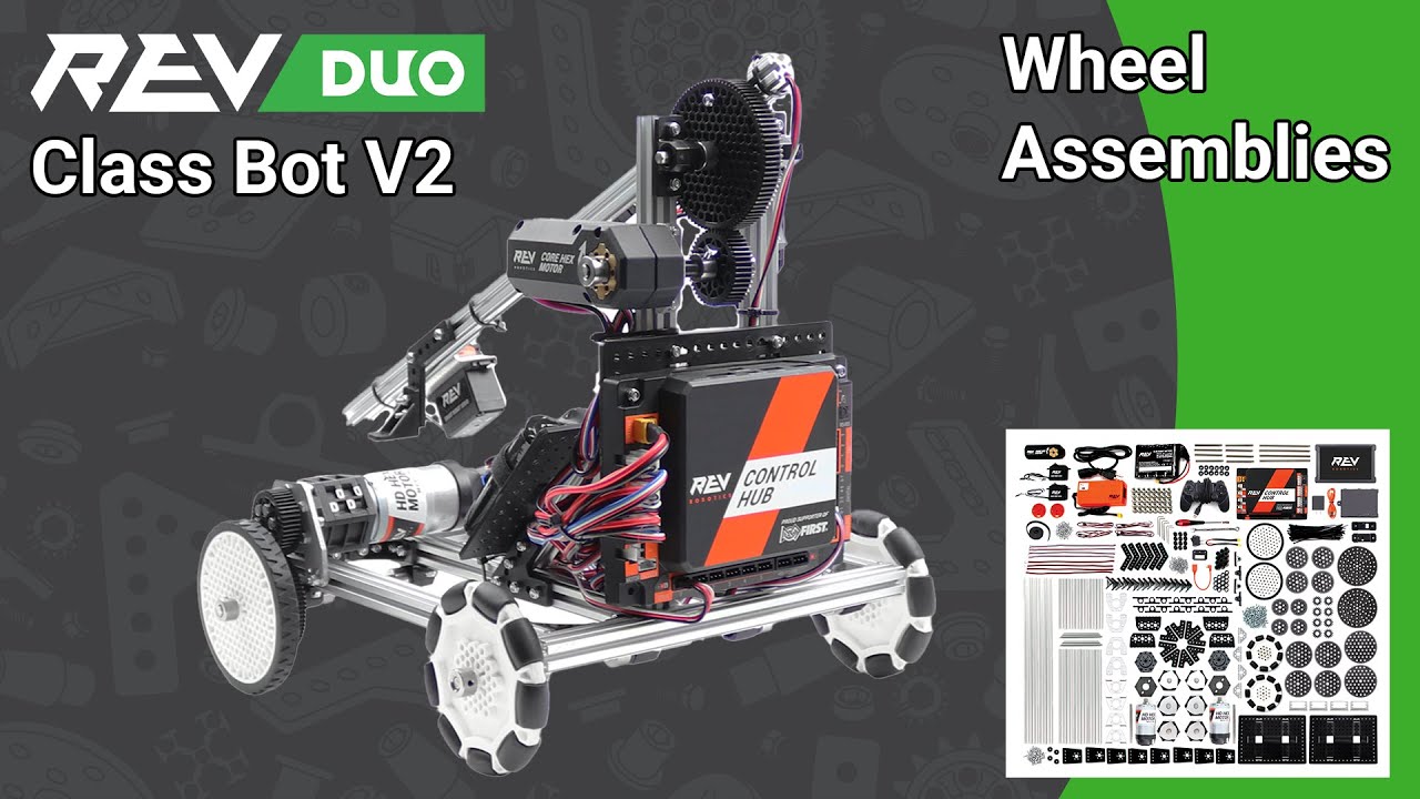 REV DUO Class Bot V2 - Wheel Assemblies