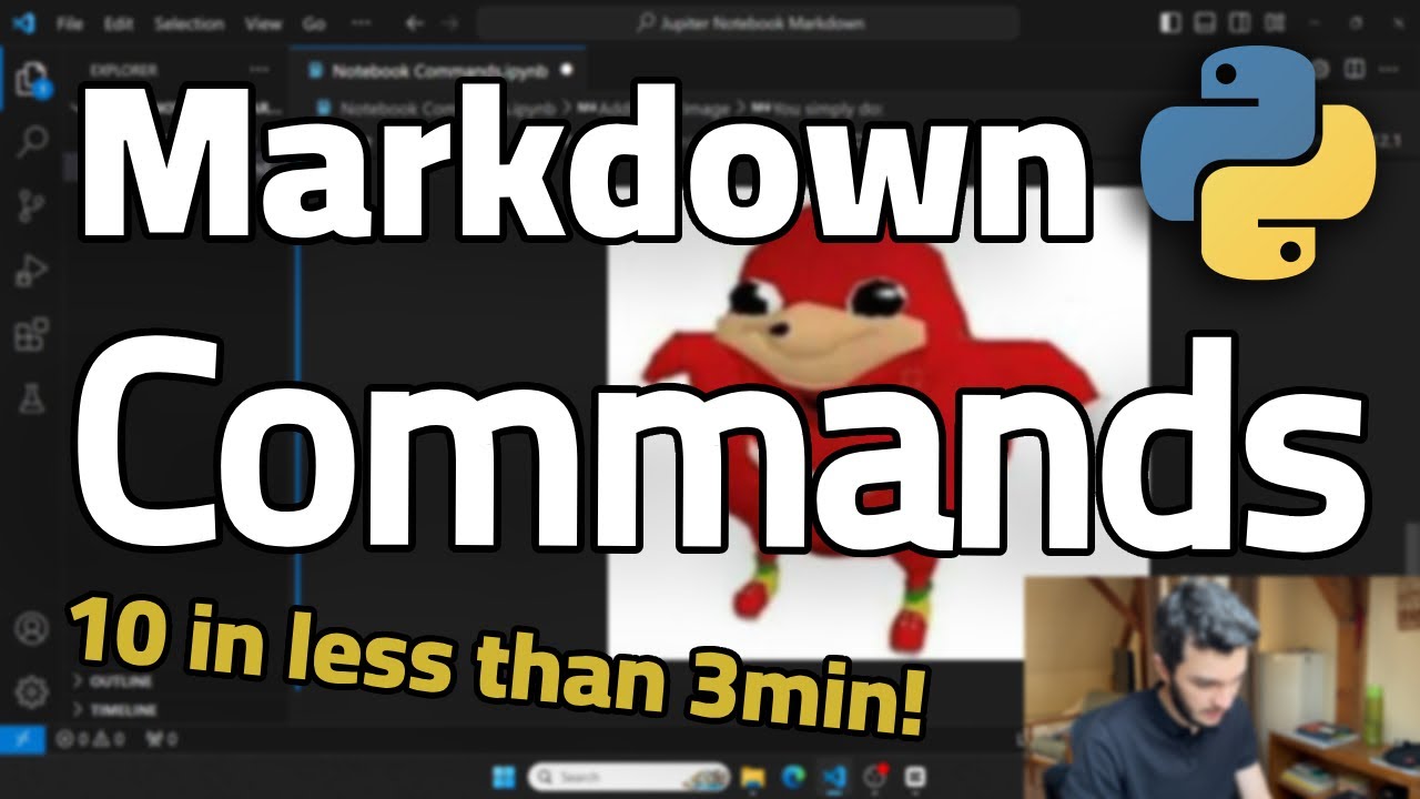 10 Essential Markdown Commands for Python Jupiter Notebook