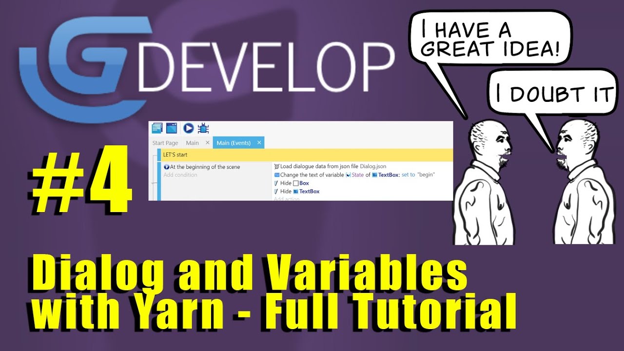 Import Variables To Yarn - How do I...? - GDevelop Forum