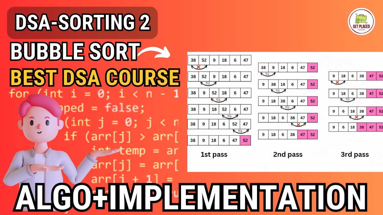 Bubble Sort  Algorithm - Leetcode | How to Implementation Bubble Sort JAVA | (Best DSA Course) GFG