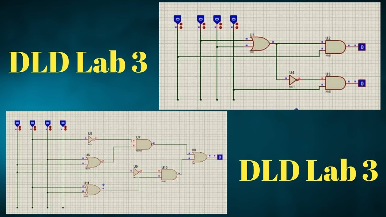 ✅ Derive logic equations and truth table from combinational circuits | DLD Lab 3-Source It Tech