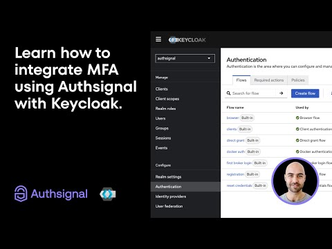 Learn How to Integrate MFA Using Authsignal with Keycloak