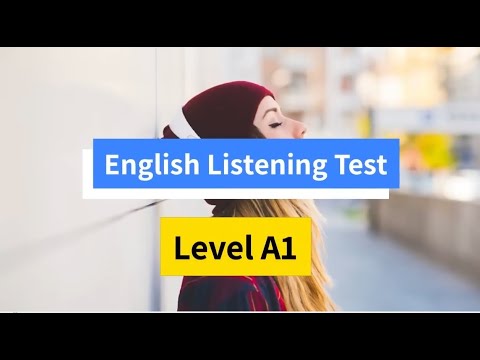 English Listening Test - Level A1