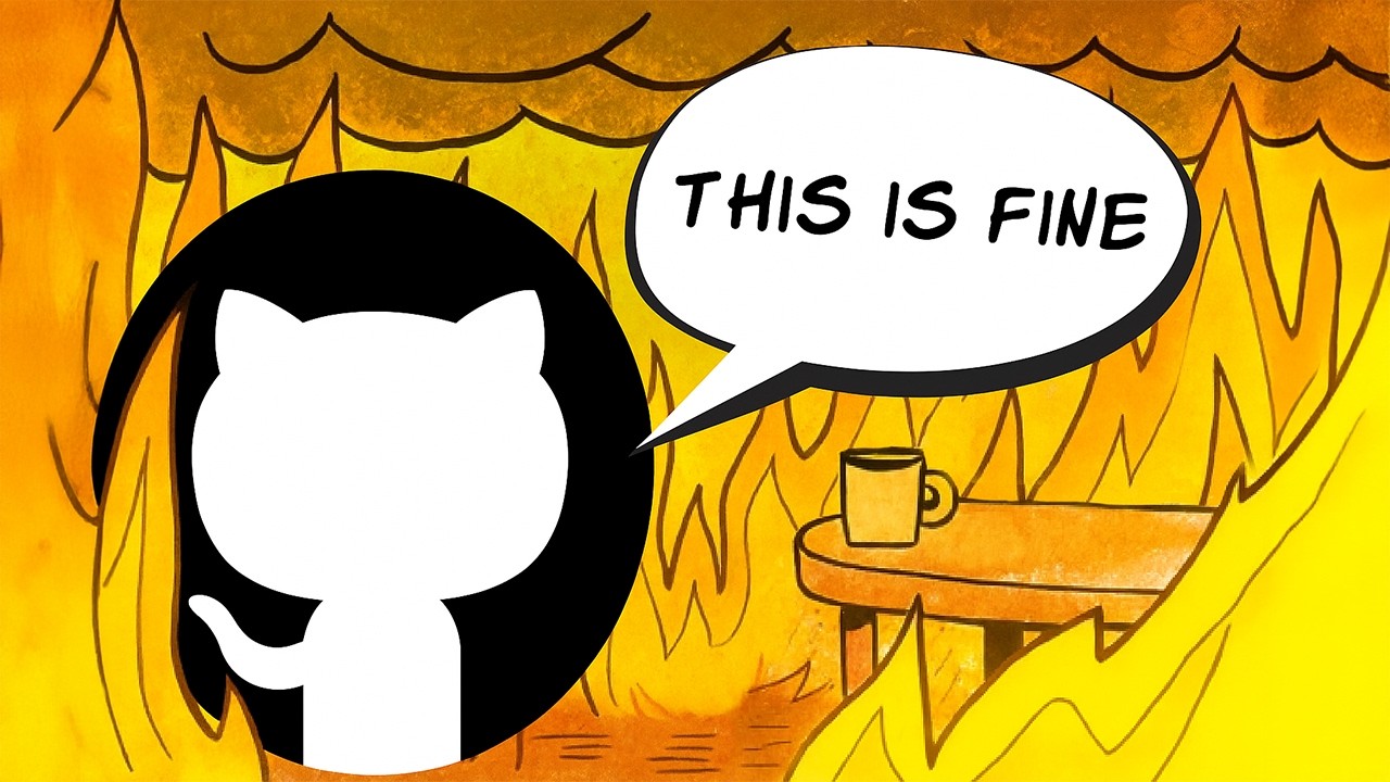 GitHub needs to fix this...