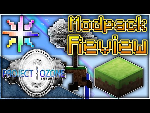 Minecraft Project Ozone 3 Modpack 1.12.2 Review (Project Ozone Modpack)