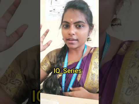 IQ_Series. #critical thinking #tamil #