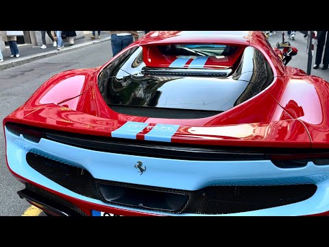 LUXURY SUPERCARS IN EUROPE 4K. FERRARI LAMBORGHINI PORSCHE AUDI R8 ASTON MARTIN
