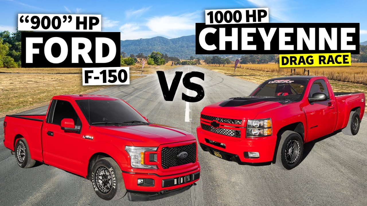 U.S. Auto Powerhouses Squash Age-Long Beef in a Drag Race, Ford F-150 ...