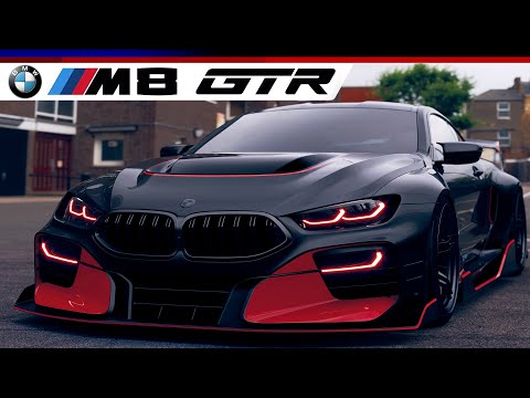 Slammed, Widebody BMW M8 GTR Has a Matching Livery for Every CGI ...