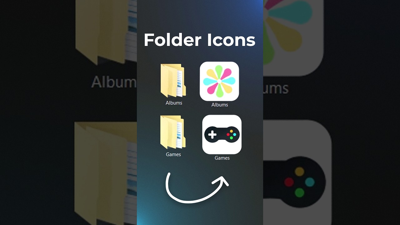 How to Change Folder Icon in Windows #windows #windowstips #icons