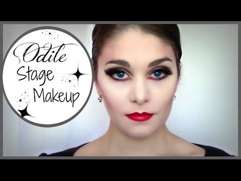 Odile Black Swan Stage Makeup Tutorial | Kathryn Morgan