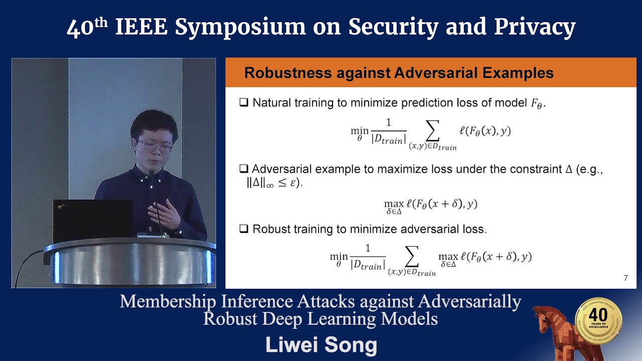 Membership Inference Attacks against Adversarially Robust Deep Learning Models