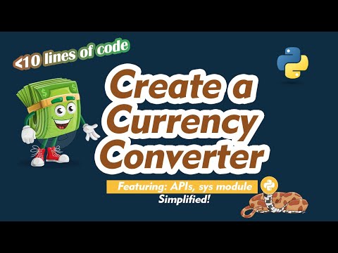 Create a Currency Converter in Python