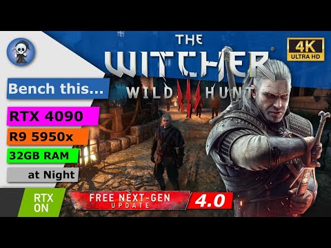 The Witcher 3 Next Gen | RTX on | RTX 4090 | Ryzen 9 5950x | DLSS 3 | All Standard Settings | 4K UHD