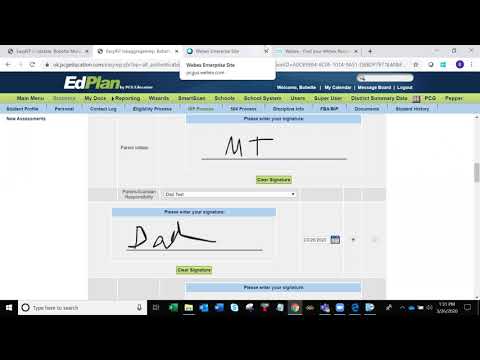 Digital Signatures in IEP Meetings