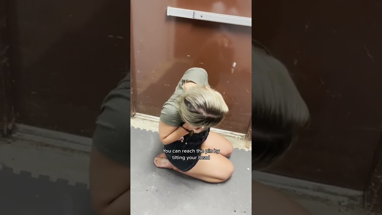 How to escape being handcuffed from behind