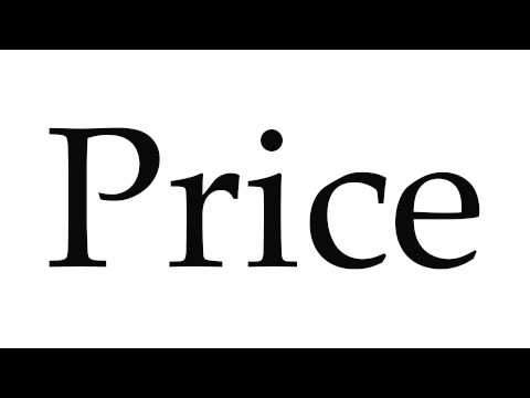 How to Pronounce Price
