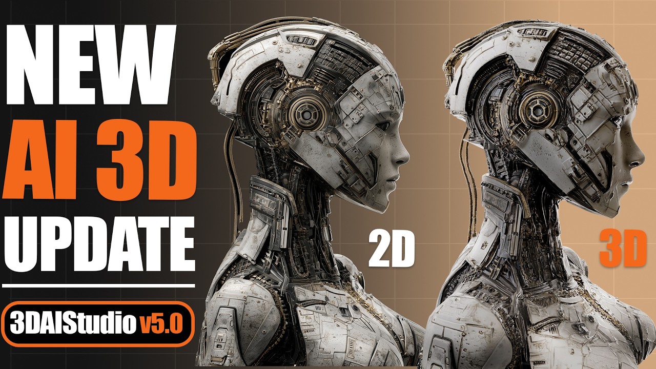 Create STUNNING AI 3D Models with 3DAIStudio v5.0! (Full Guide)