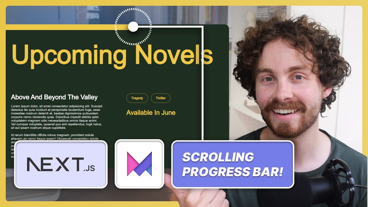 How to Create a Scroll Progress Bar with Next.js and Framer Motion