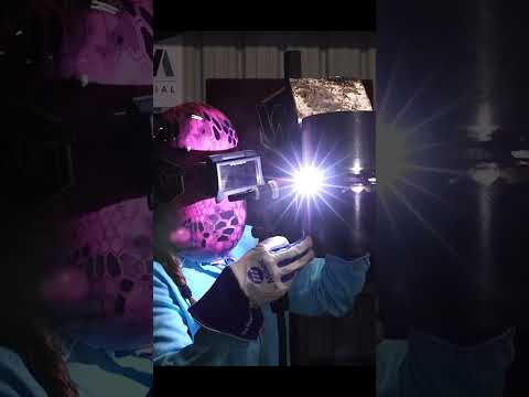 Freehand TIG Welding a Root #shorts