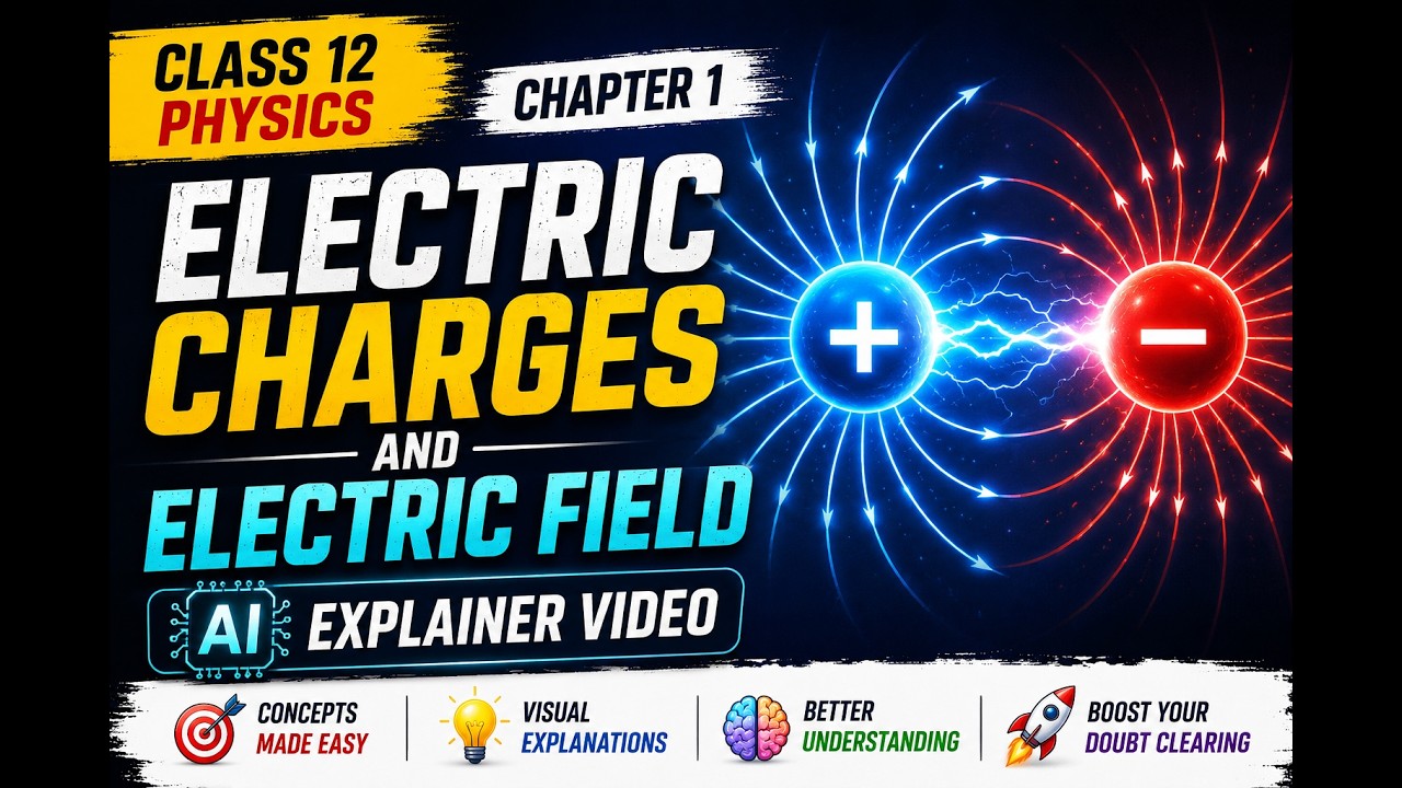 1. Electric Charges and Fields - Complete Summary PPT