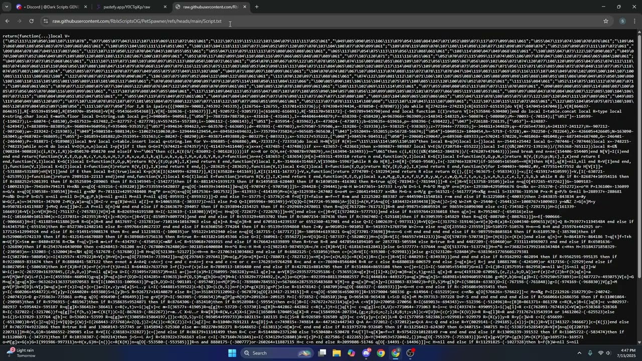 [🪴] HOW TO PASTIFY TO GITHUB IN **DARK SCRIPT!**