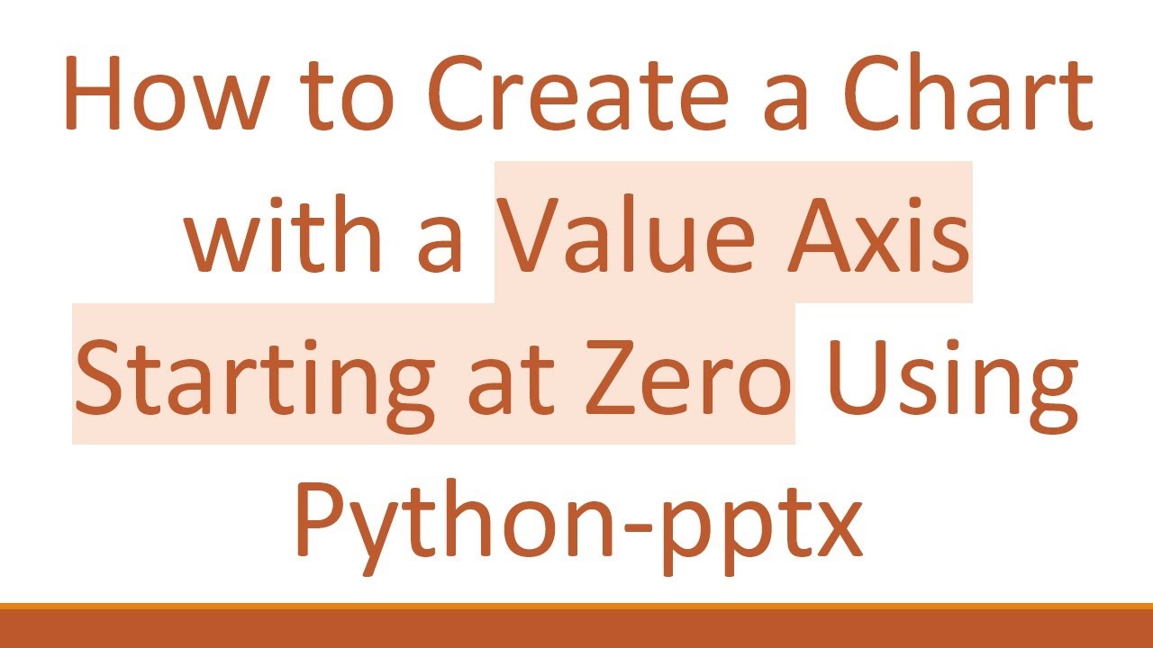 How to Create a Chart with a Value Axis Starting at Zero Using Python-pptx