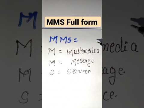 MMS Full form #learning #mms #aaliredcode
