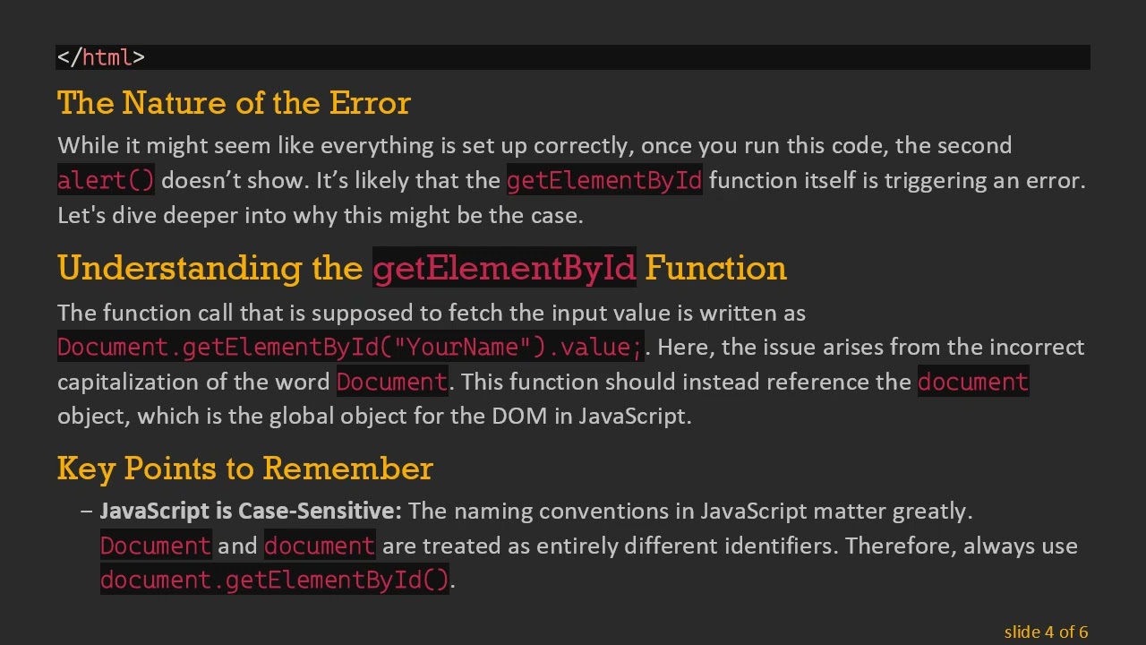 Troubleshooting getElementById Issues Within Forms in JavaScript