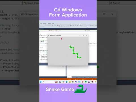 Snake Game in C# Windows Forms – Full Source Code + Custom Image Tutorial!
