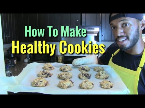 Healthy Recipes - Delicious Banana Applesauce Chocolate Chip Cookies