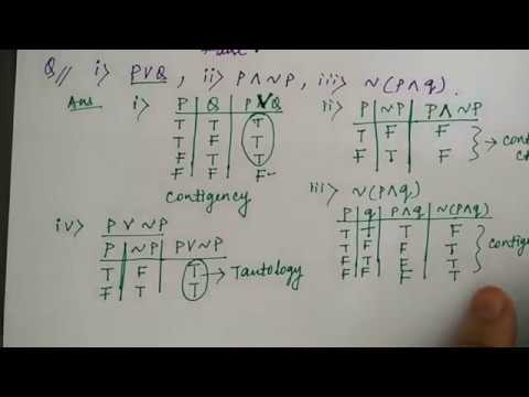 tautology discrete math | HINDI | by Niharika Panda