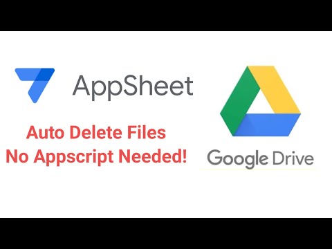 No-Code Trick: Auto-Delete Google Drive Files with AppSheet β No AppScript Needed!