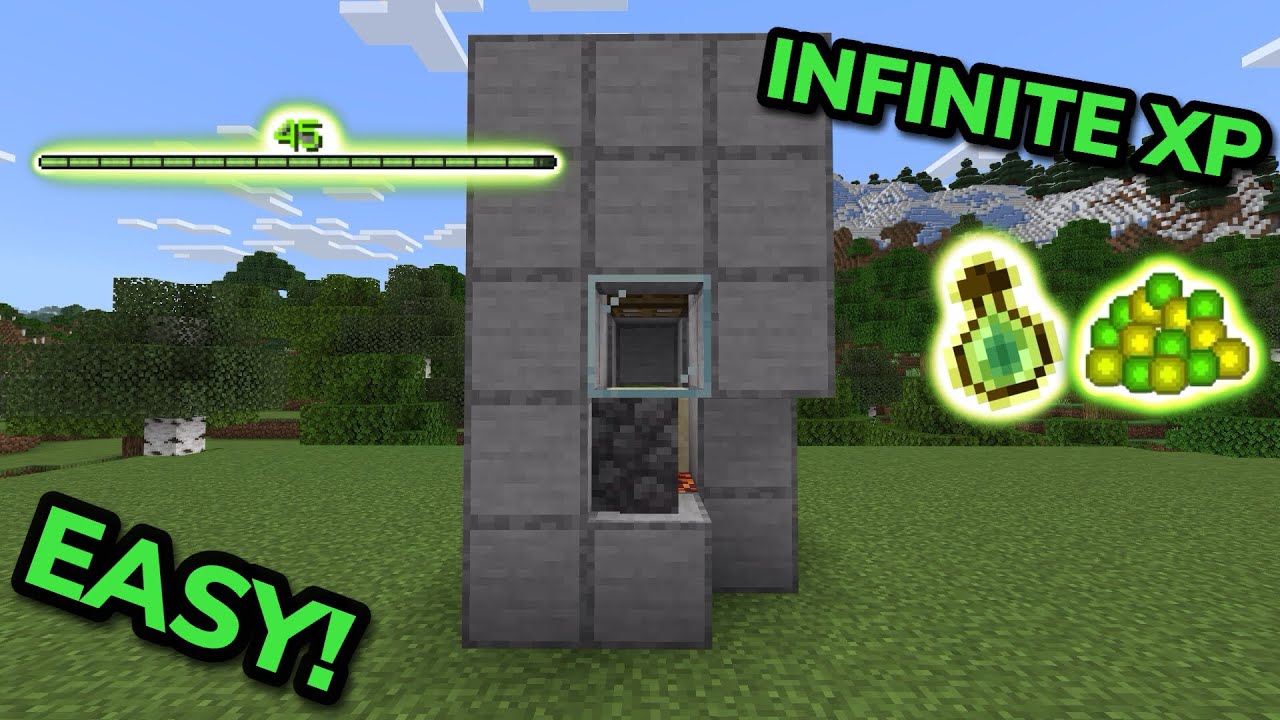 EASIEST 1.21 XP FARM TUTORIAL in Minecraft Bedrock (MCPE/Xbox/PS/Switch ...