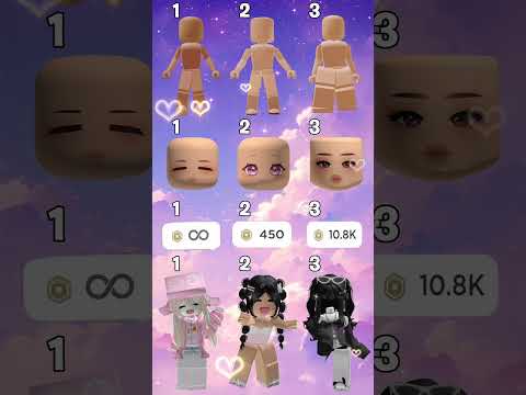 Roblox cute girl avatar choose your favourite look✨💗 #roblox #robloxedit #robloxshorts #shorts
