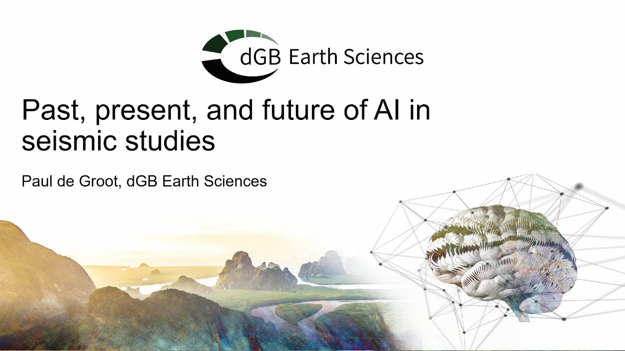 dGB Earth Sciences Webinar: Past, present, and future of AI in seismic studies